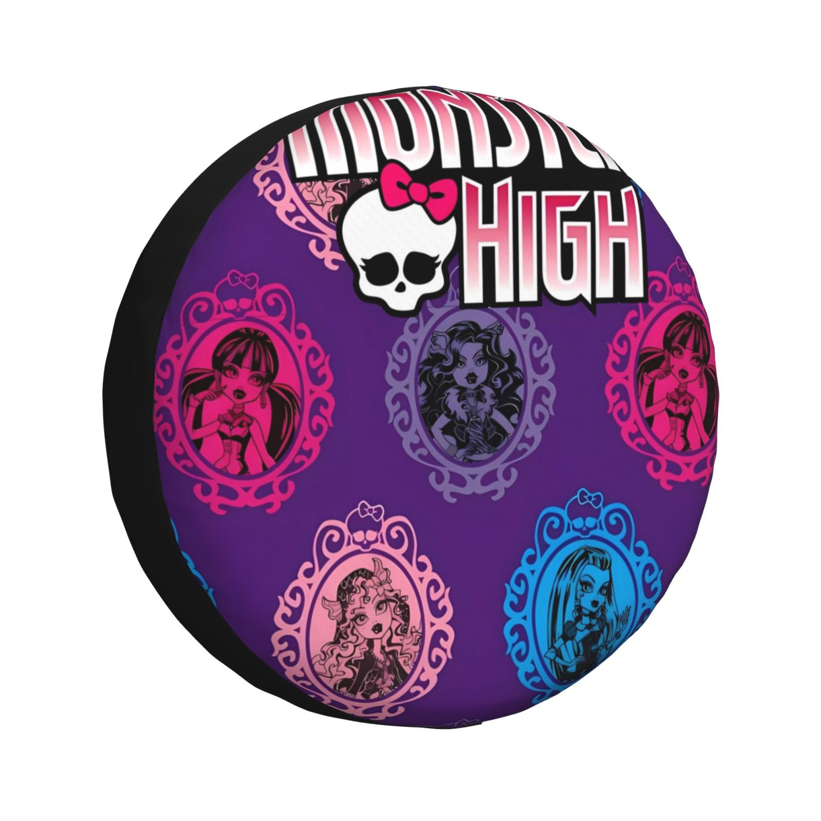 Ratiio Monster High Print Spare Tire Cover Tire Covers Weatherproof ...