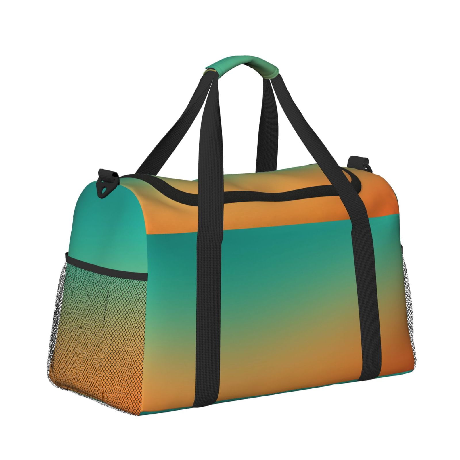 Ratiio Orange To Teal Gradient1 Pattern Hand Travel Bag, Weekender ...