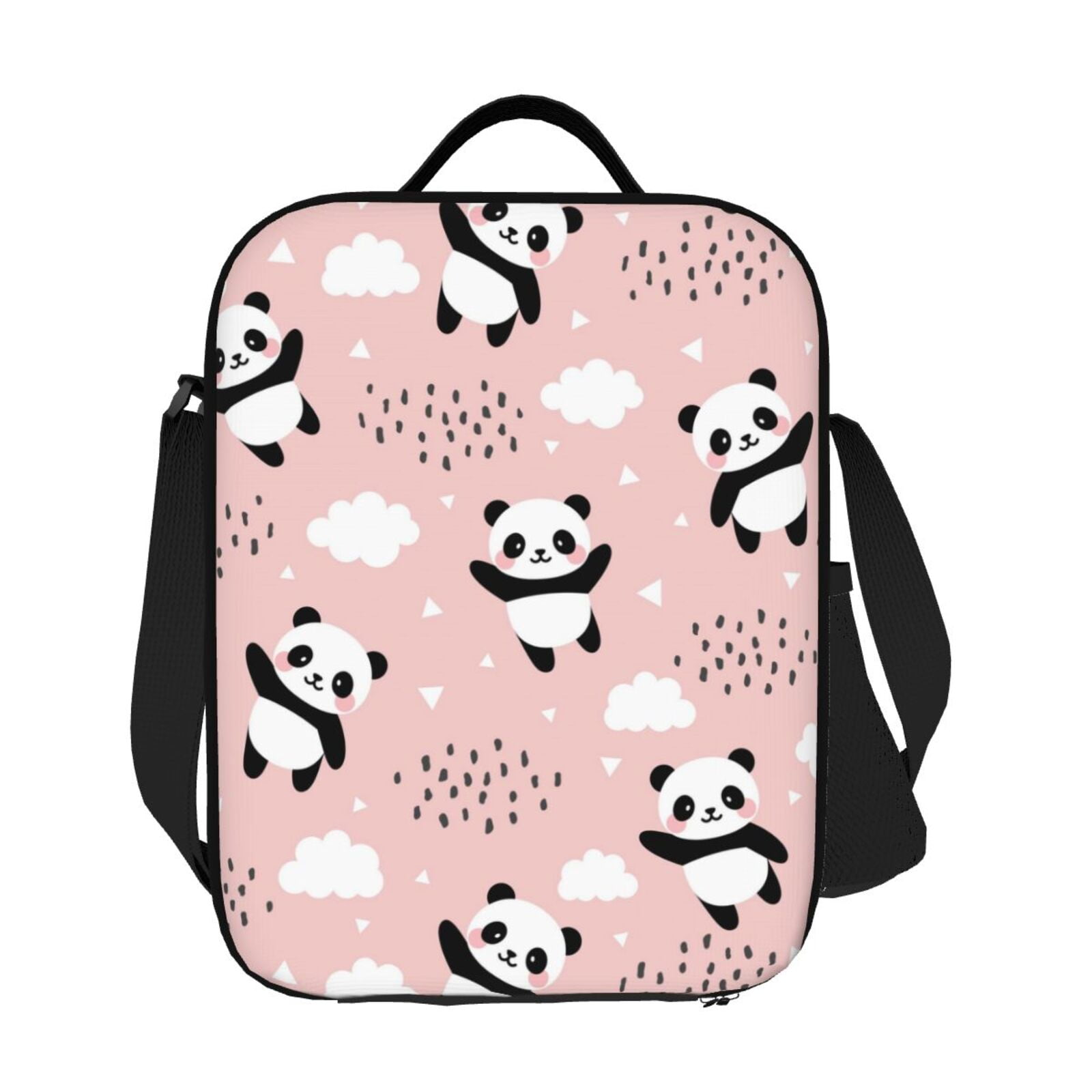 Ratiio Panda Print Lunch Box - Reusable Lunch Bag Men Adult Women ...