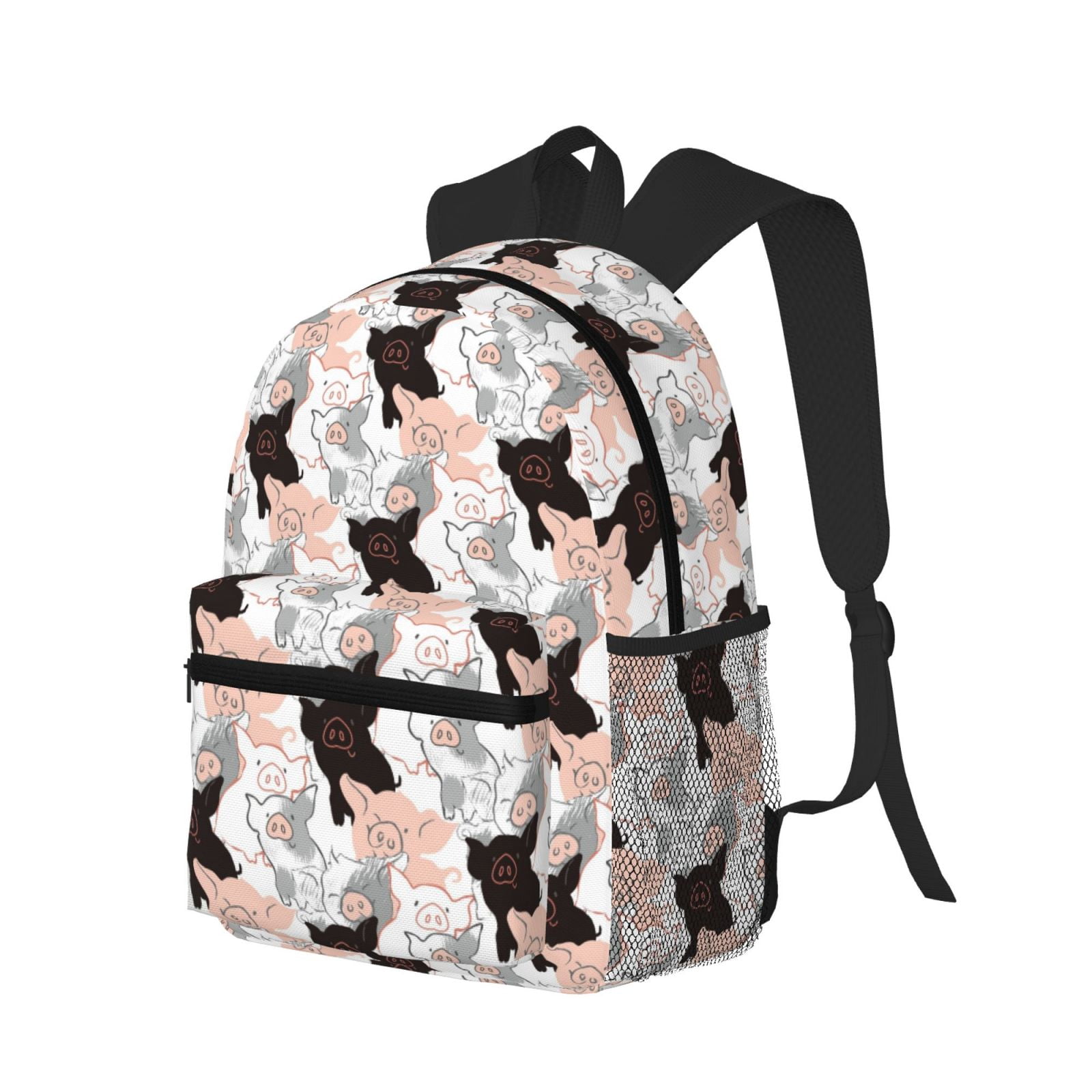 Ratiio Pigs Print Casual Backpack for Men and Women, Water Resistant ...