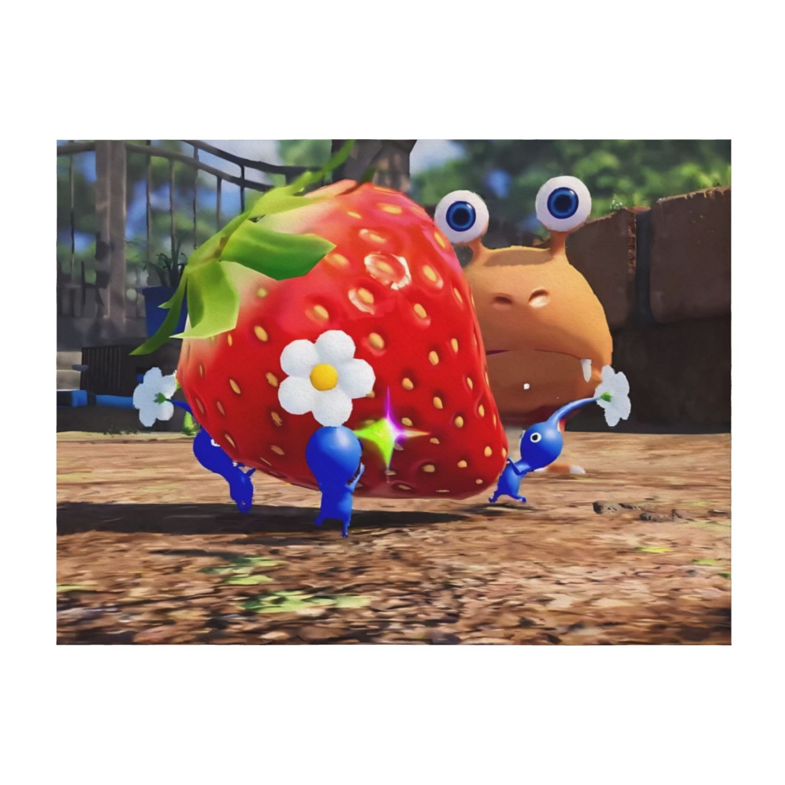 Ratiio Pikmin Print Throw Blanket for Couch Sofa or Bed Throw Size ...