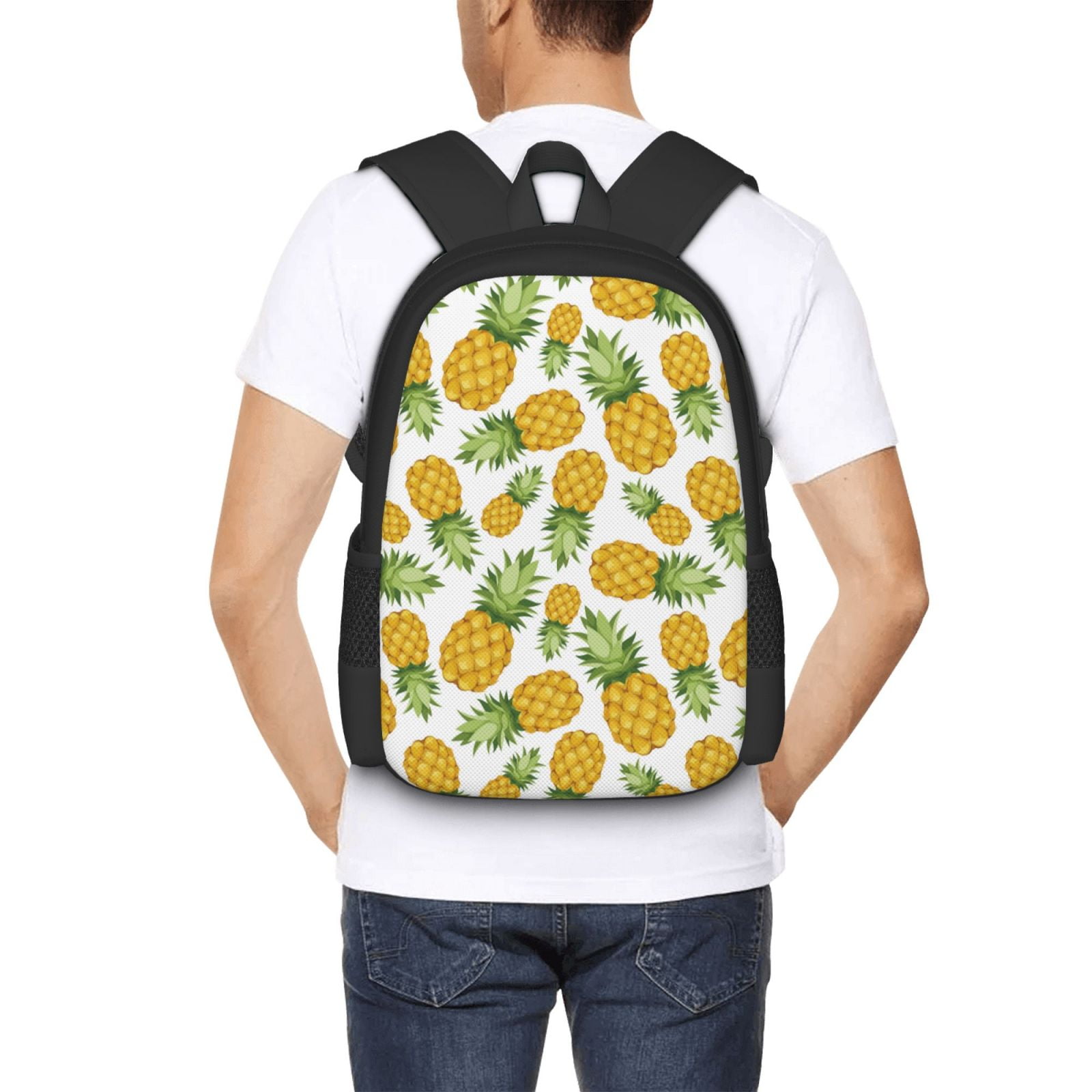 Ratiio Pineapple Backpack for Men and Women - Durable 600D Oxford Cloth ...