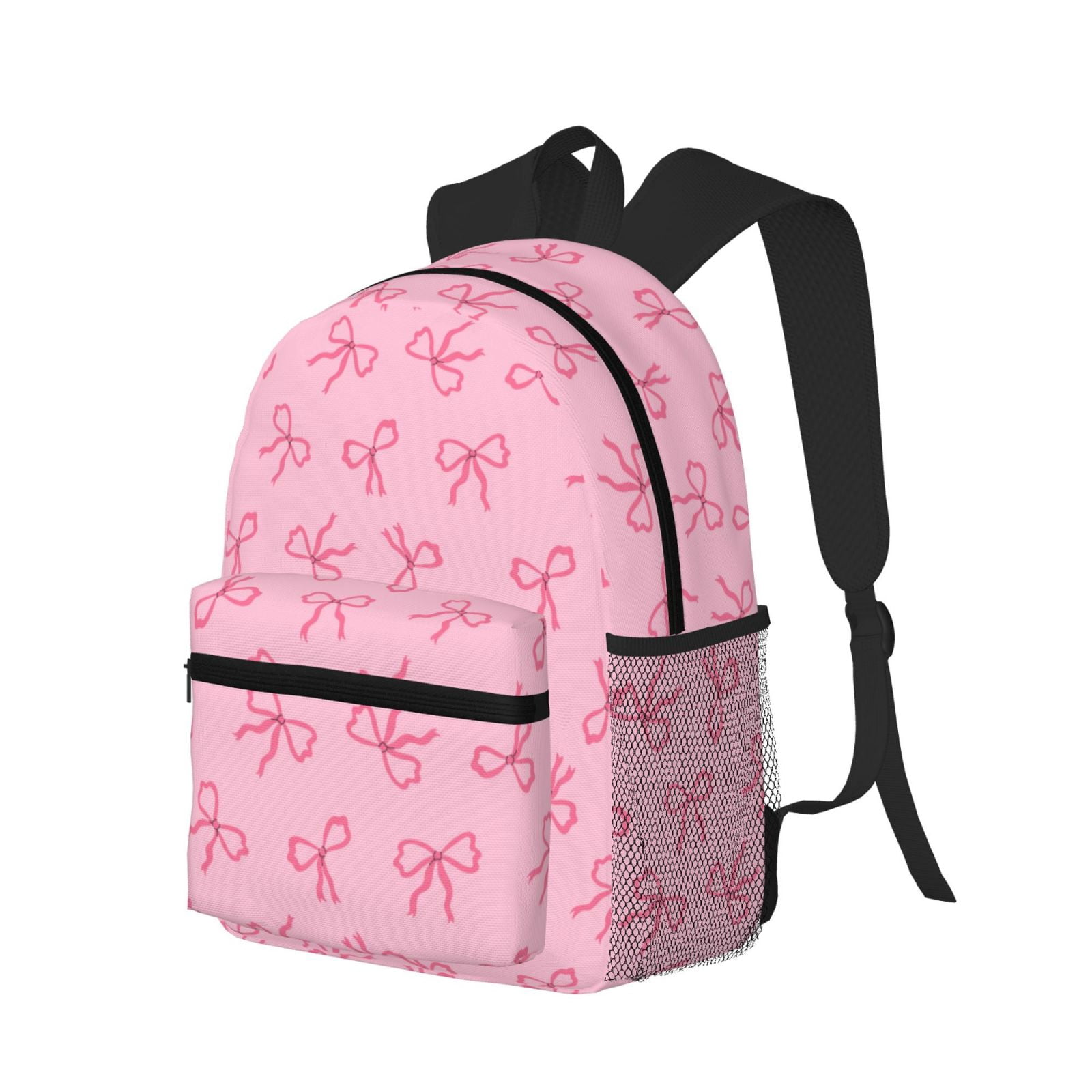 Ratiio Pink Bows Print Casual Backpack for Men and Women, Water ...