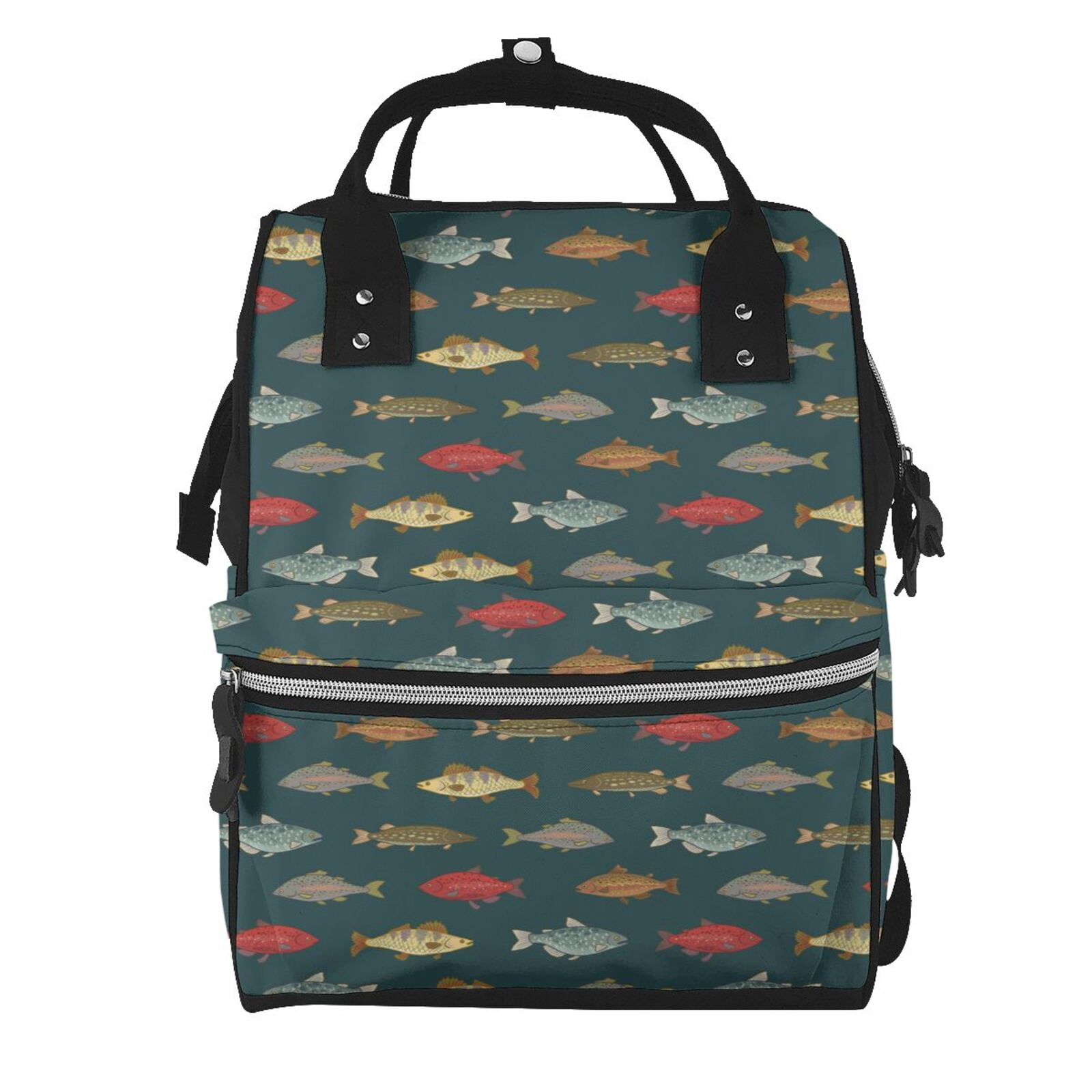 Ratiio River Freshwater Fish Mummy Backpack - Waterproof Twill Canvas ...