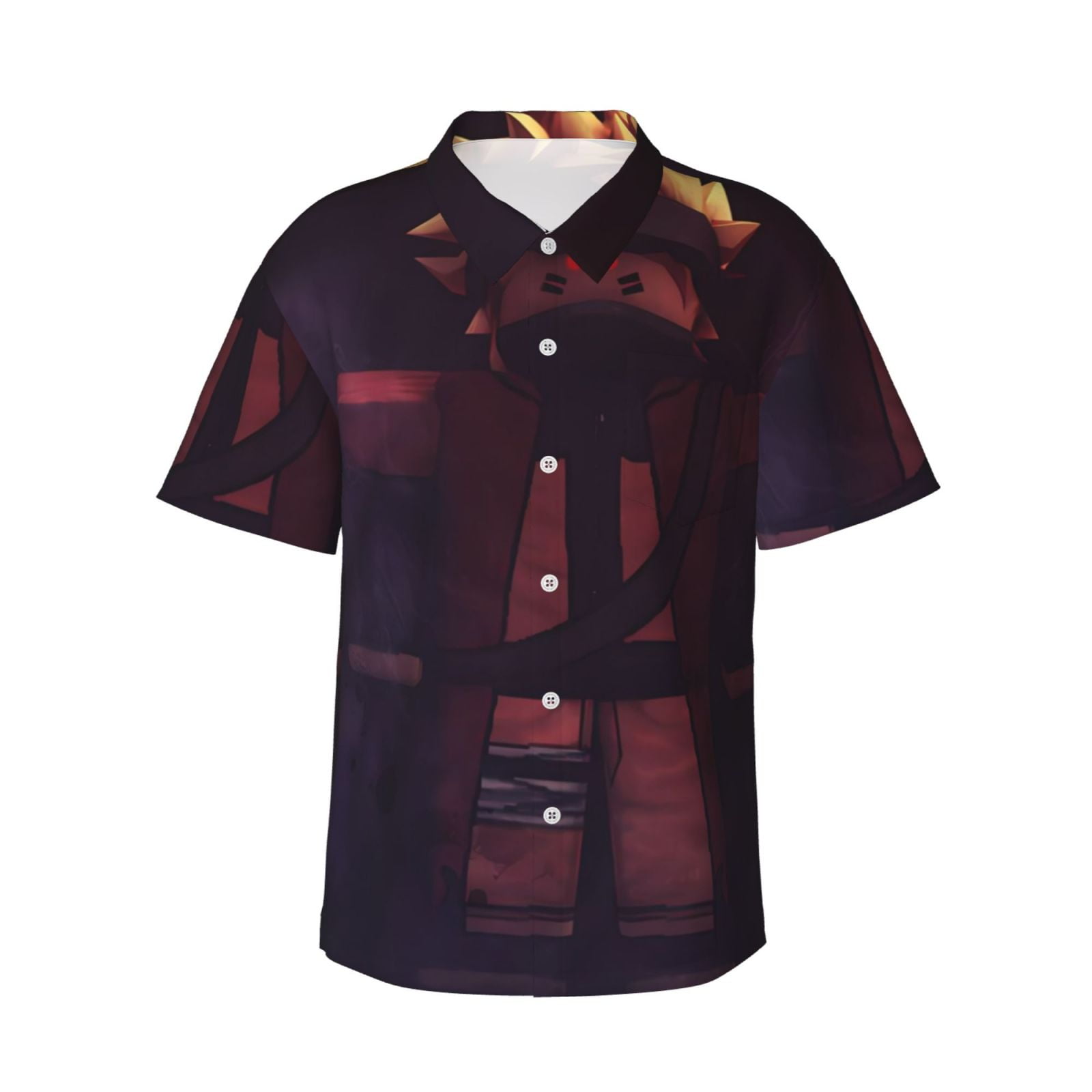 Ratiio Roblox Hawaiian Shirt Men Casual Button Down Shortsleeve Unisex ...
