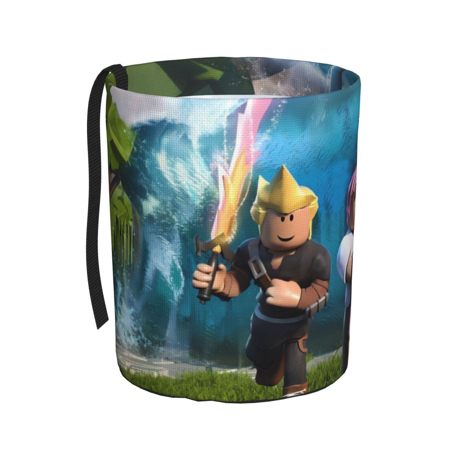 Ratiio Roblox Print Car Trash Can,Mini Collapsible Pop-up Car Garbage ...