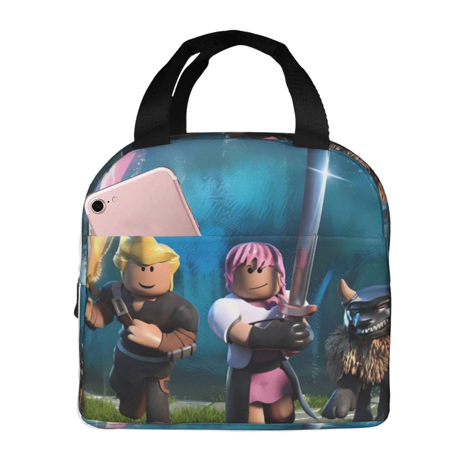 Ratiio Roblox Print Lunch Bag Lunch Box Insulated Lunch Bag Adult Lunch ...