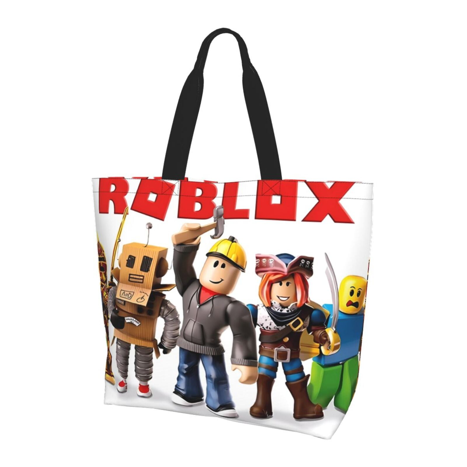 Ratiio Roblox Print Reusable Grocery Bags - Washable, Foldable ...