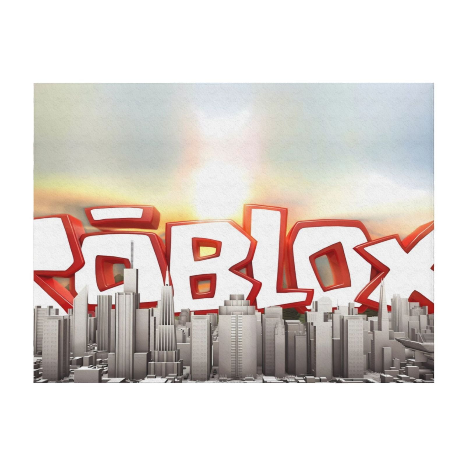 Ratiio Roblox Print Throw Blanket for Couch Sofa or Bed Throw Size ...