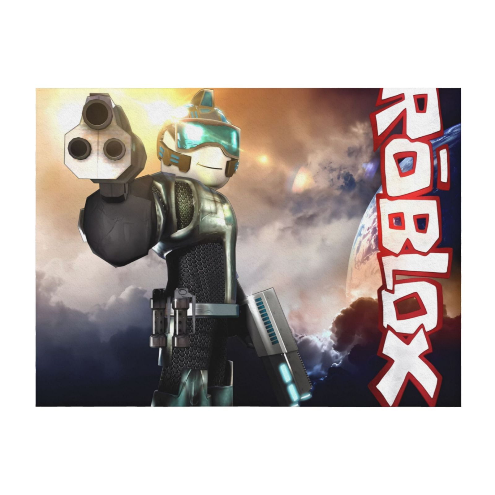Ratiio Roblox Print Throw Blanket for Couch Sofa or Bed Throw Size ...