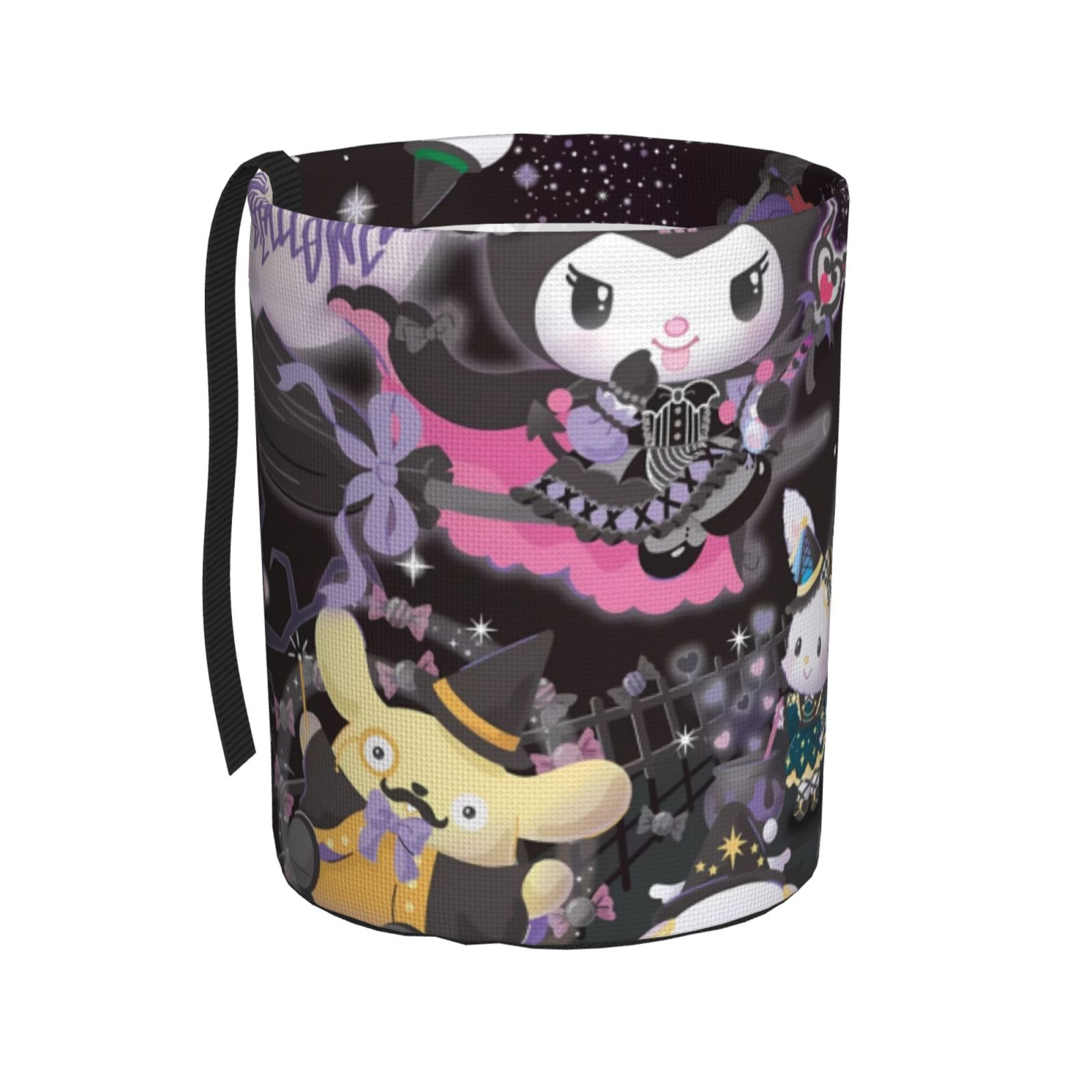 Ratiio Sanrio Print Car Trash Can,Mini Collapsible Pop-up Car Garbage Can, Waterproof Hanging ...