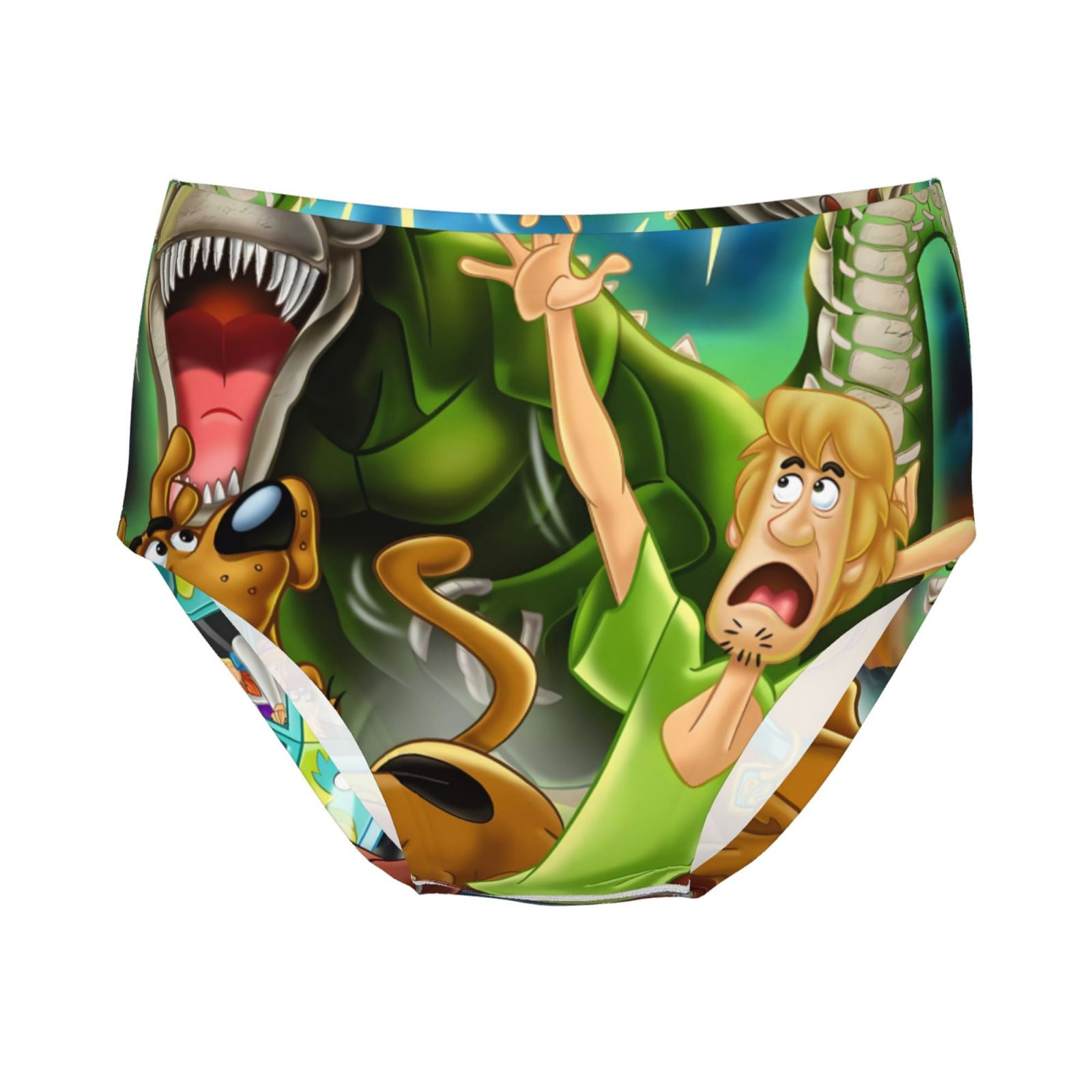 Ratiio Scooby-Doo Print 100% Cotton Boxer Briefs, Girls' Panties,Girls ...