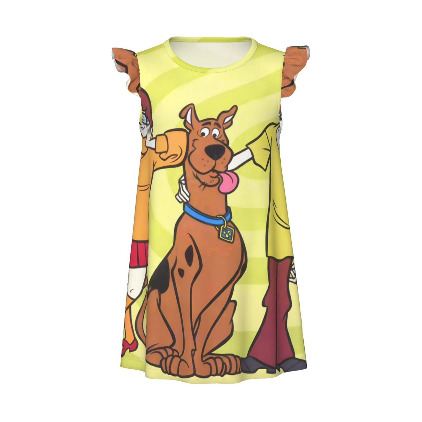 Ratiio Scooby-Doo Print Girls Nightgowns, Princess Pajama Dresses for ...