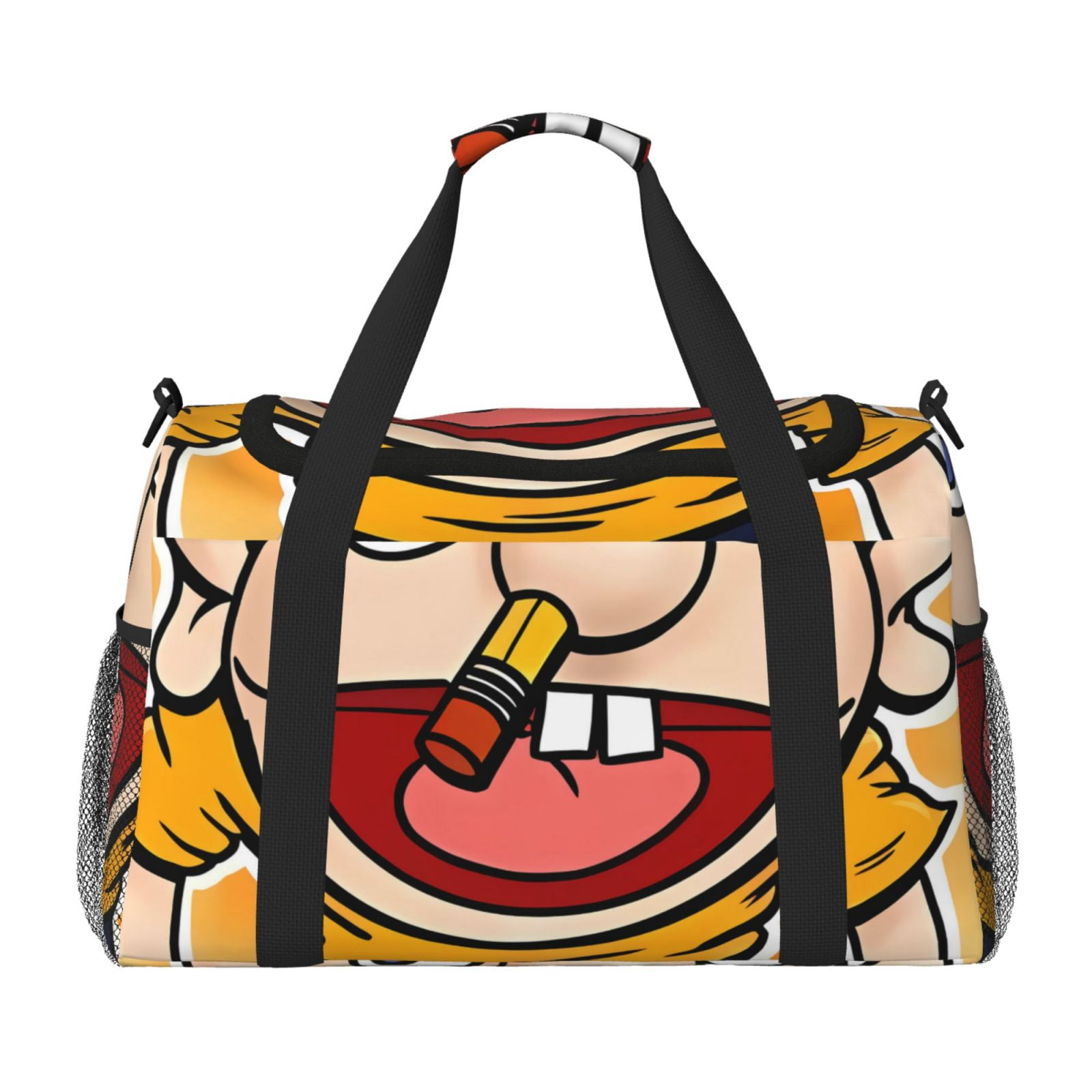 Ratiio Sml Jeffy Print For Personal Item Bag Foldable Travel Duffel Bag ...