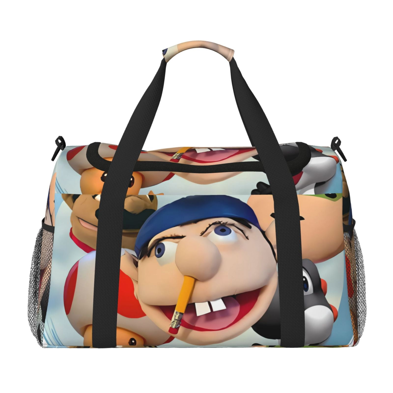 Ratiio Sml Jeffy Print For Personal Item Bag Foldable Travel Duffel Bag ...