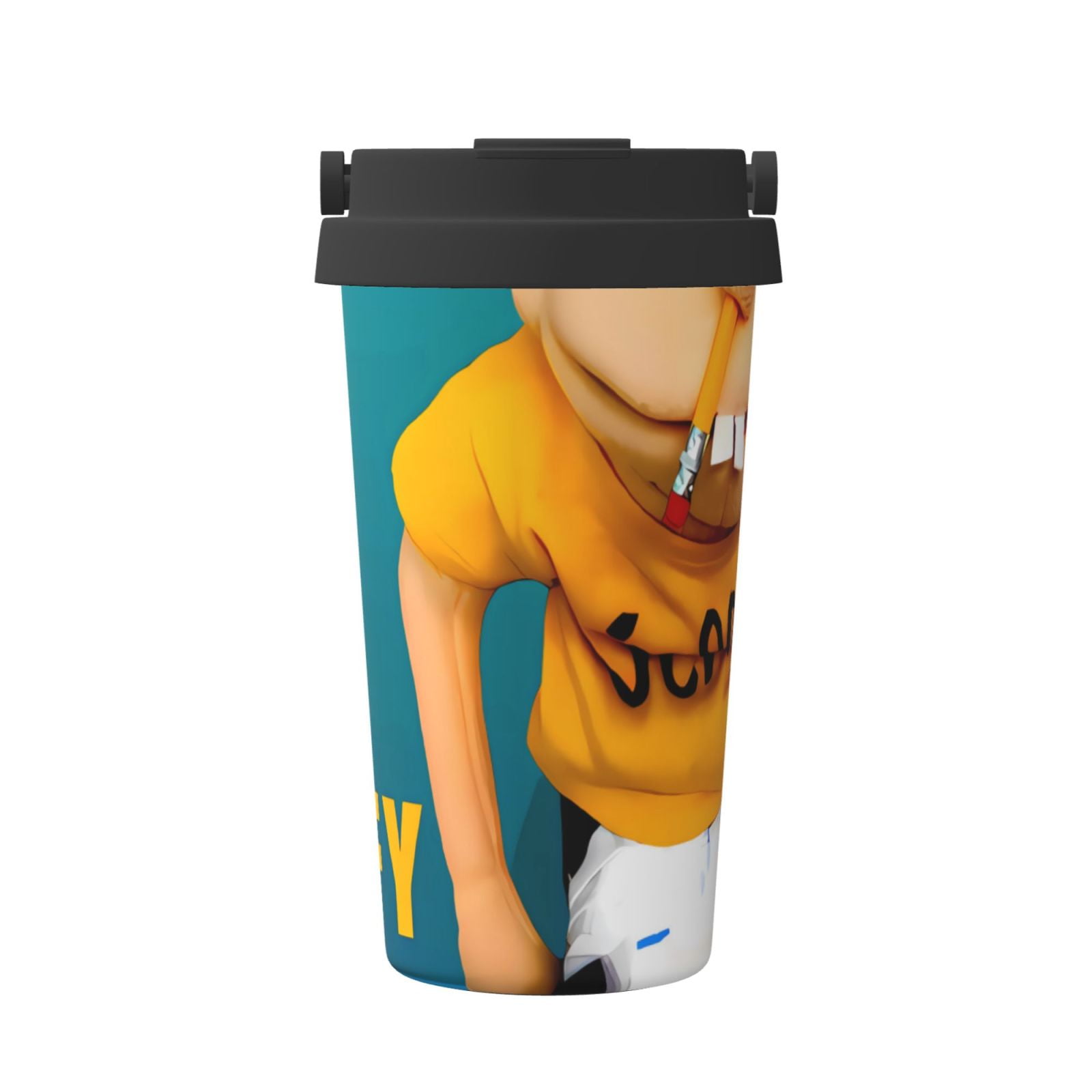 Ratiio Sml Jeffy Print Travel Coffee Mug Insulated Coffee Cup with ...