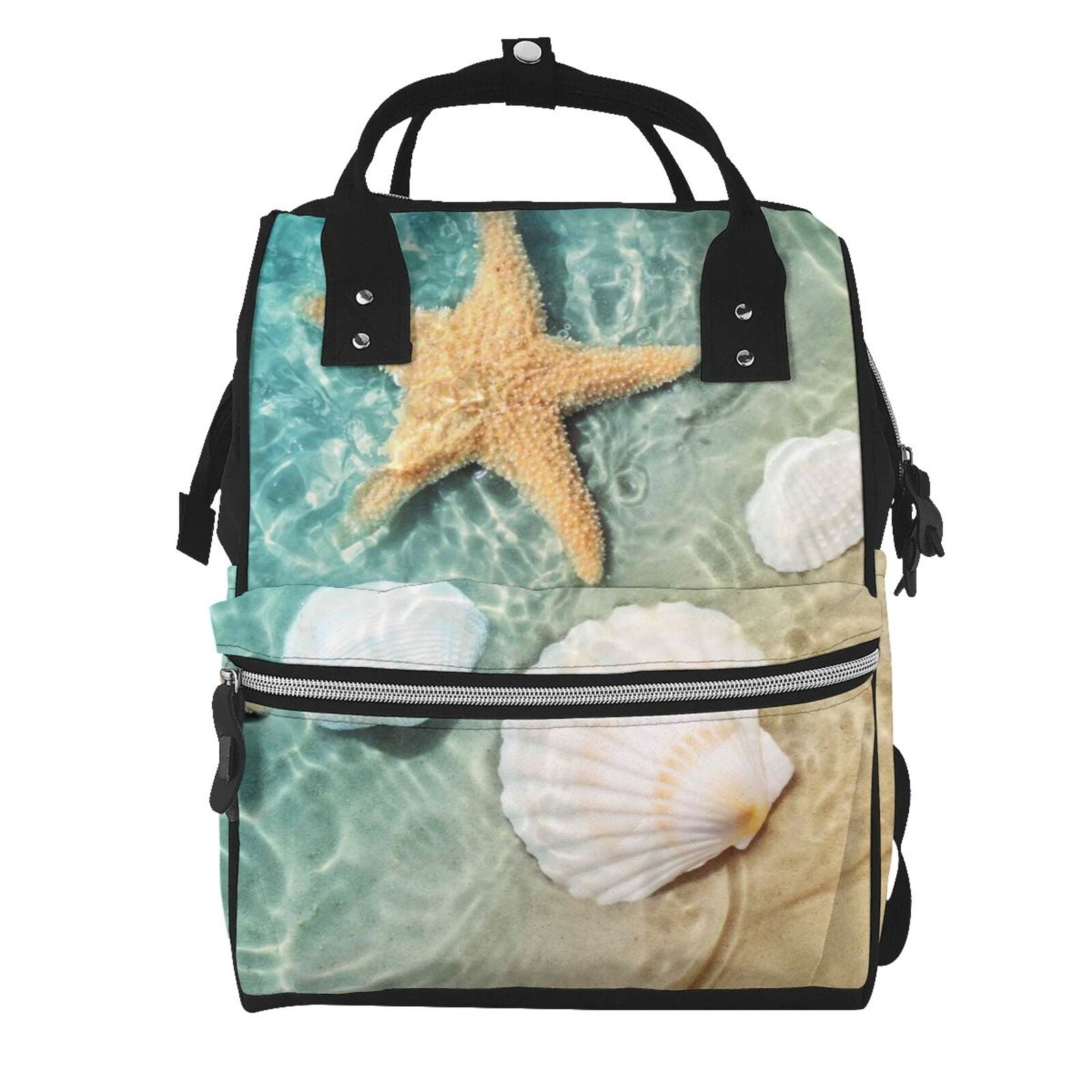 Ratiio Starfish And Seashell Mummy Backpack - Waterproof Twill Canvas ...