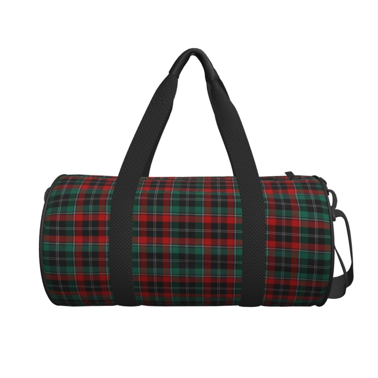 Ratiio Tartan Plaid Pattern Foldable Sports Gym Bag with Wet Dry Pocket ...