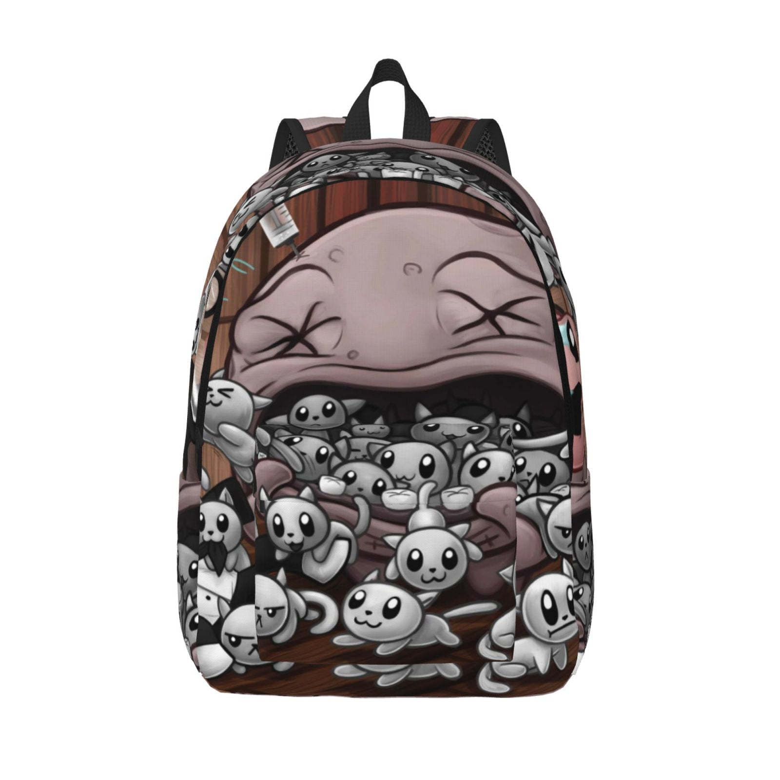 Ratiio The Binding of Isaac Print Canvas Backpack for Women & Men Retro ...