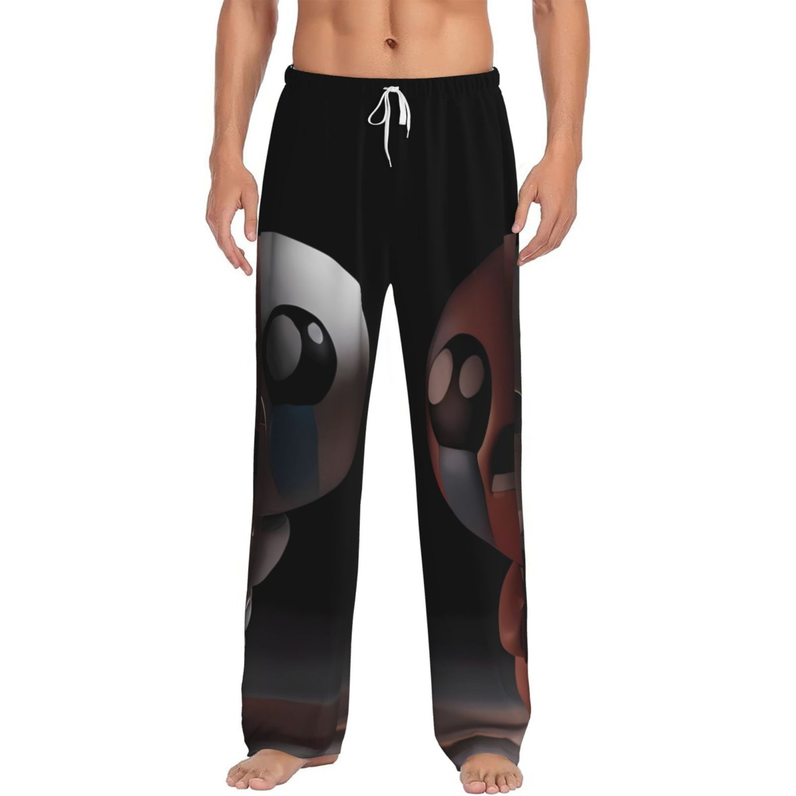 Ratiio The Binding of Isaac Print Women Soft Pajama Long Pants, Comfy Wide Leg Lounge Pants With ...