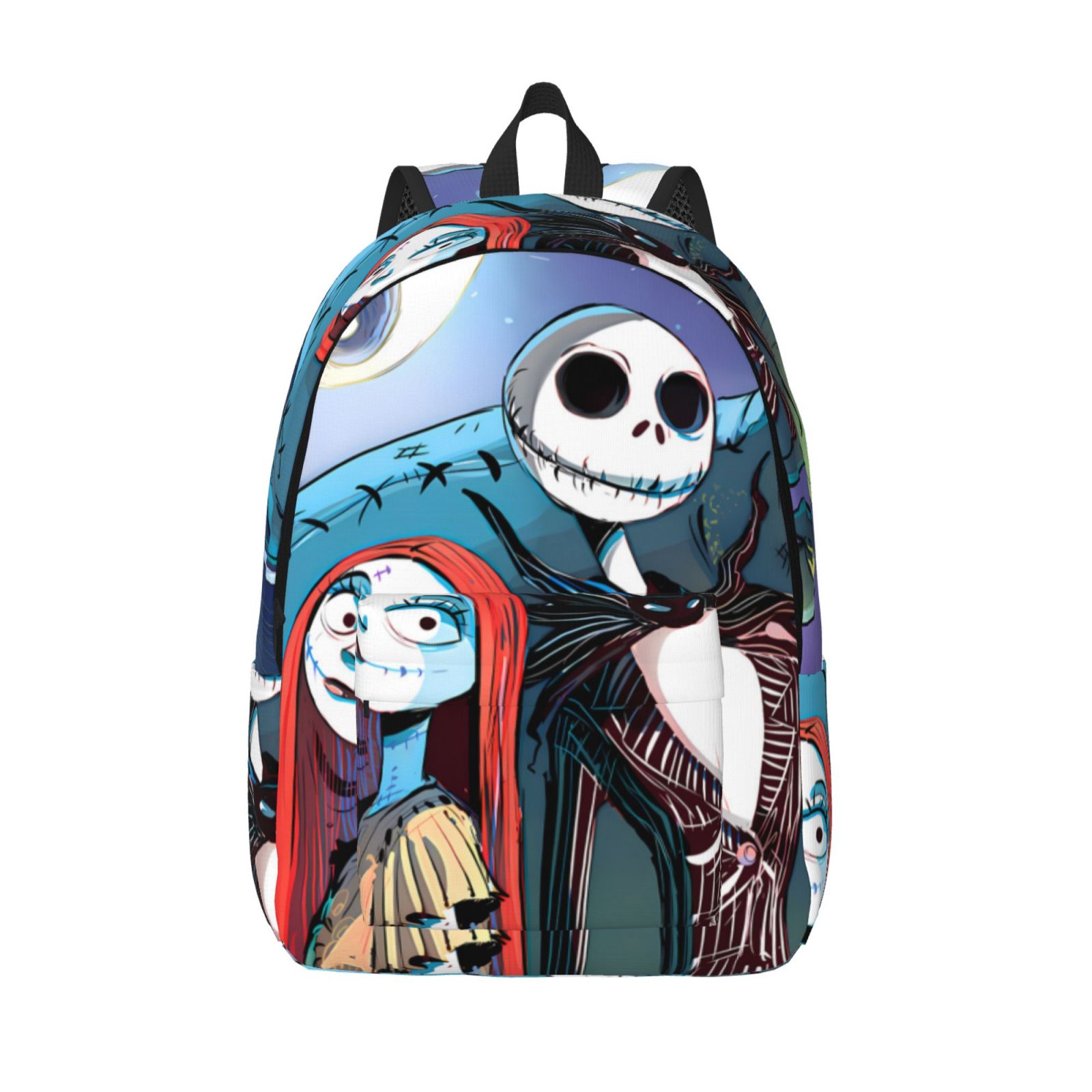 Ratiio The Nightmare Before Christmas Print Canvas Backpack for Women ...