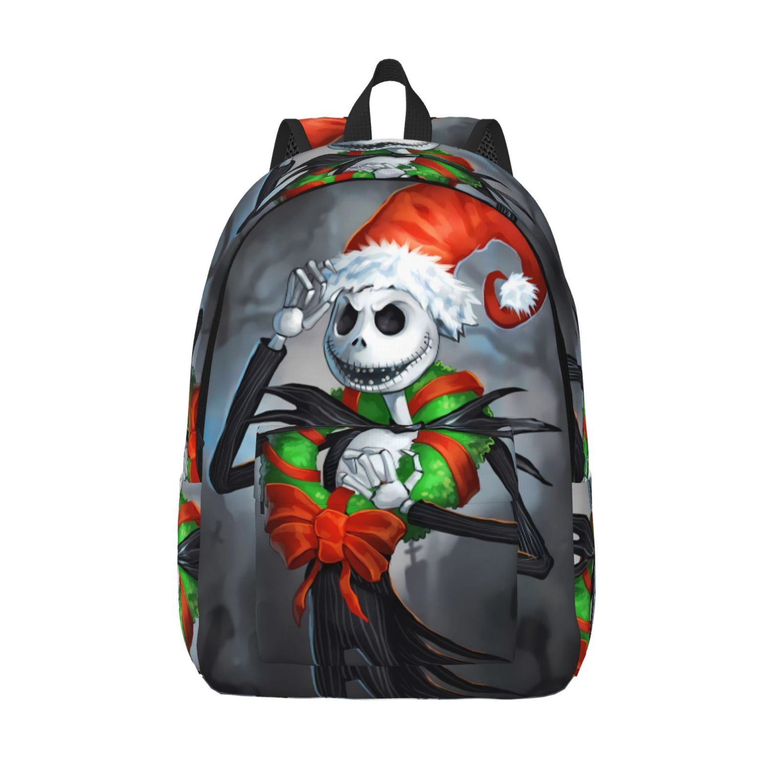 Ratiio The Nightmare Before Christmas Print Canvas Backpack for Women ...