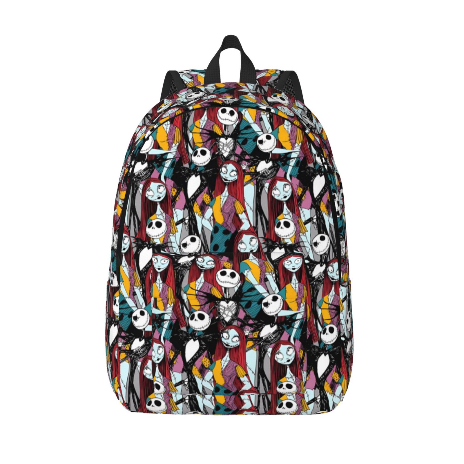 Ratiio The Nightmare Before Christmas Print Canvas Backpack for Women ...