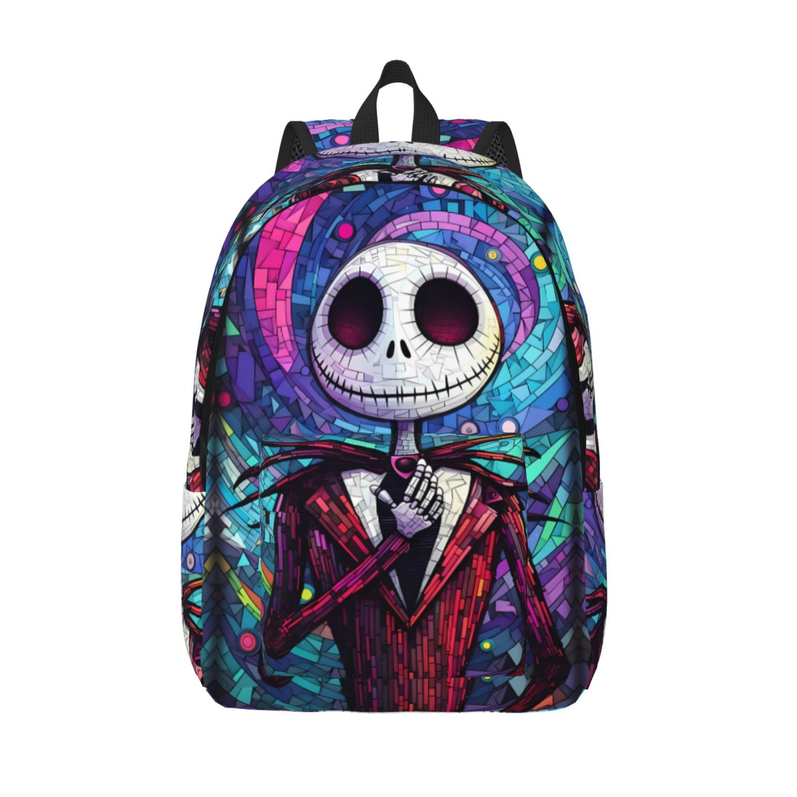 Ratiio The Nightmare Before Christmas Print Canvas Backpack for Women ...
