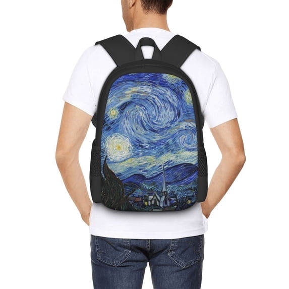 Ratiio The Starry Night Backpack for Men and Women - Durable 600D ...