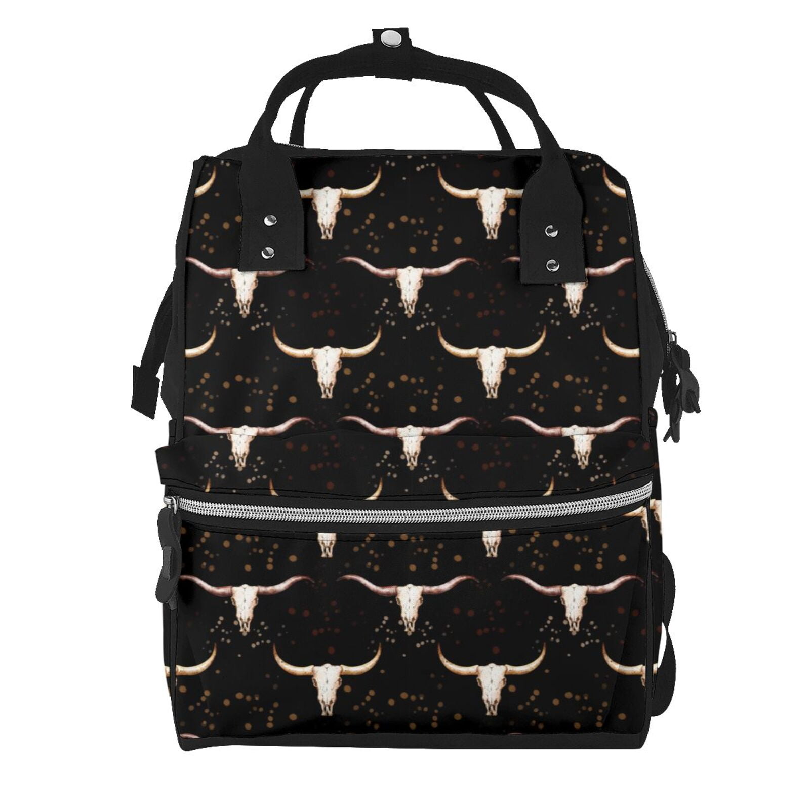 Ratiio Western Cowboy Mummy Backpack - Waterproof Twill Canvas, Large ...
