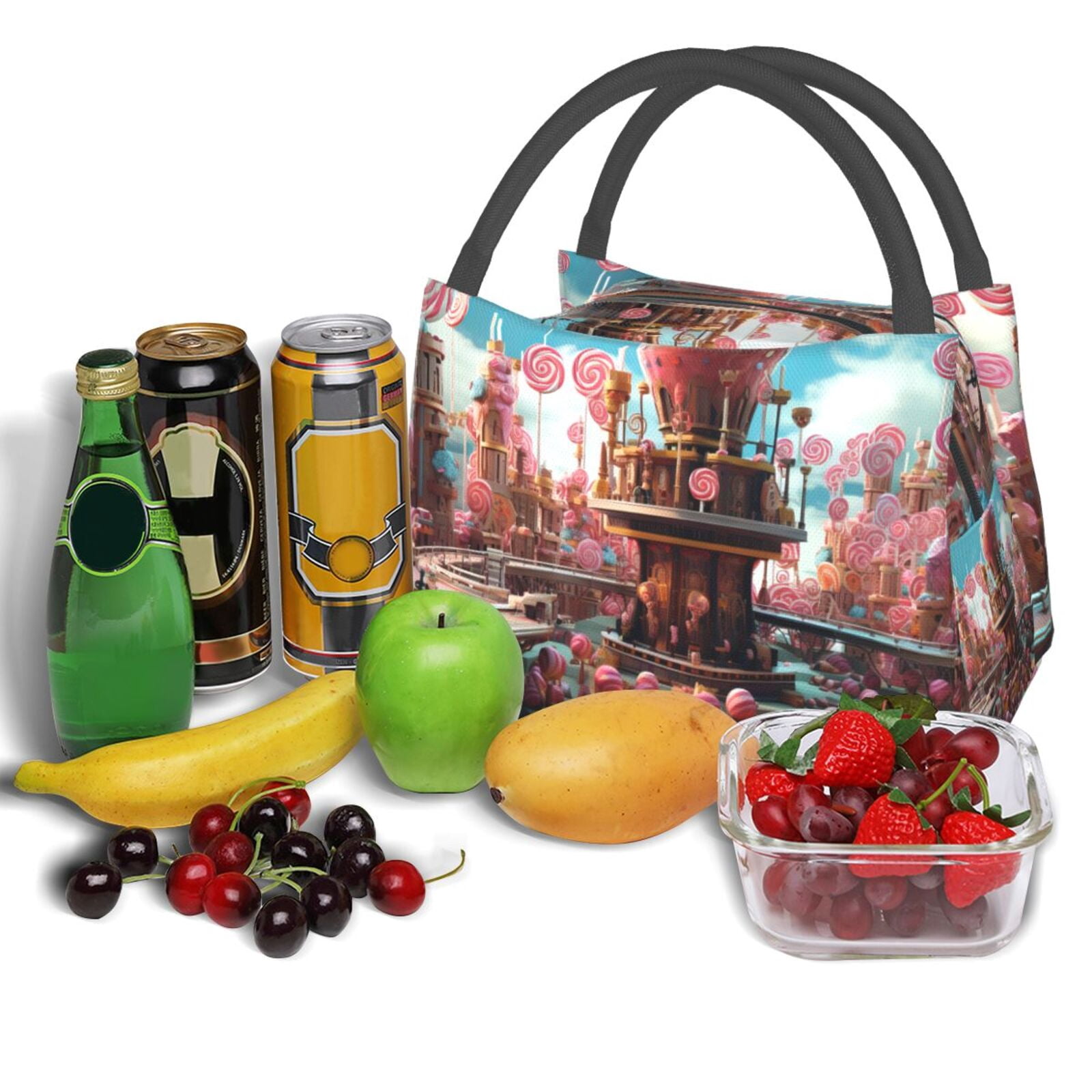 Ratiio fairy-tale-world-with-delicious-candy Pattern Portable ...