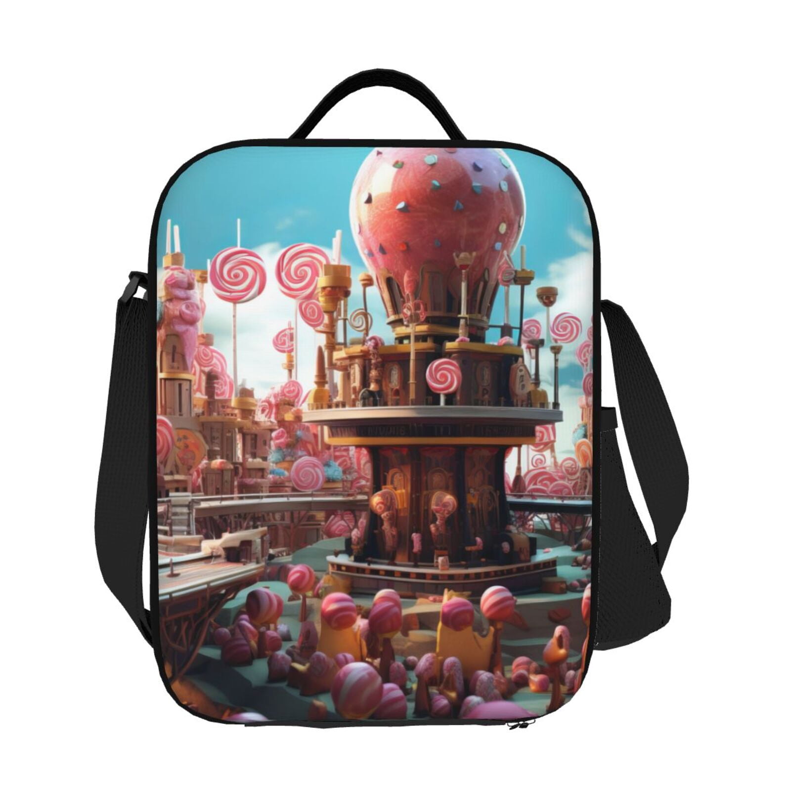 Ratiio fairy-tale-world-with-delicious-candy Print Lunch Box - Reusable ...