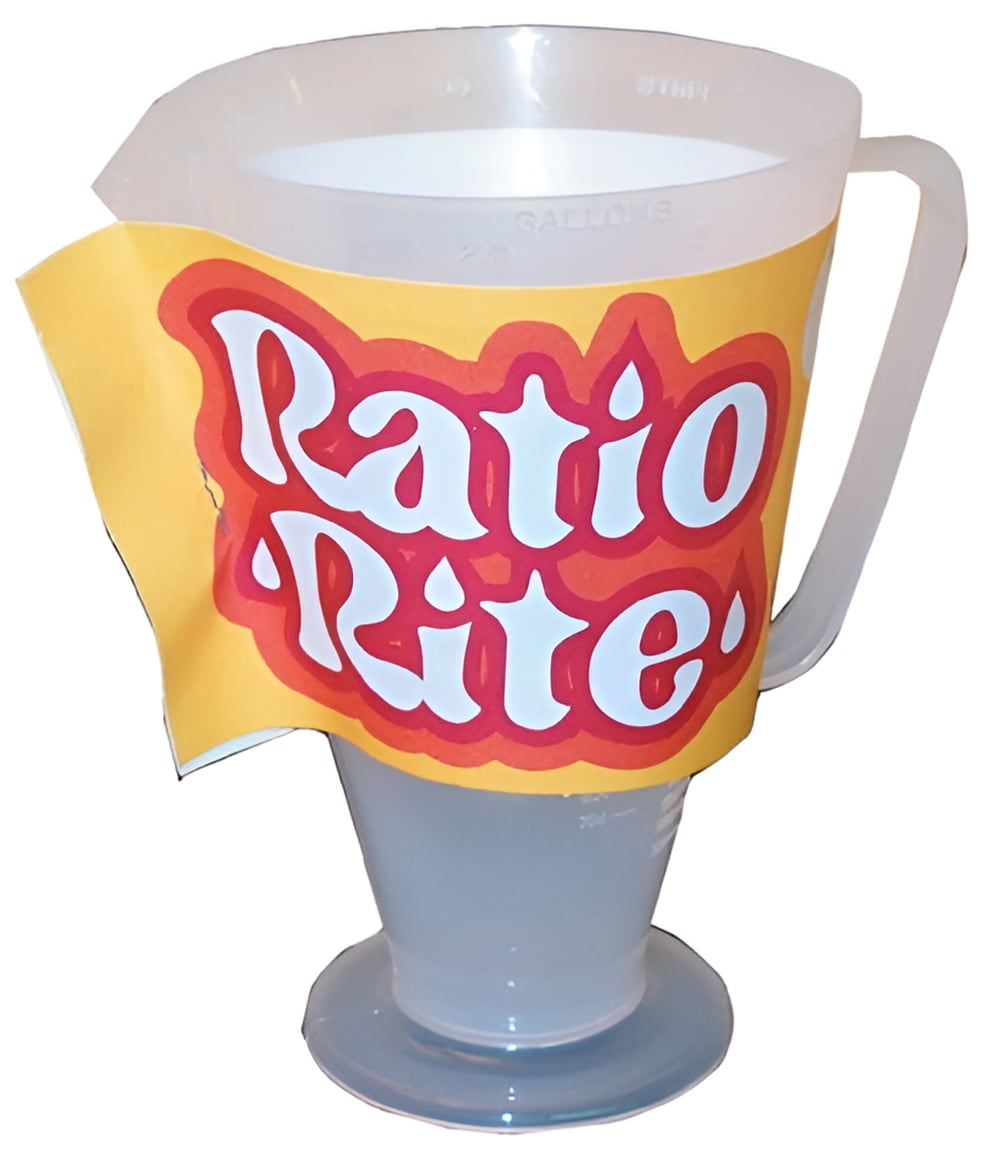 Ratio Rite Measuring Cup, Plastic, Precalibrated Ratios 16:1 to 70:1, Polypropylene - Walmart.com