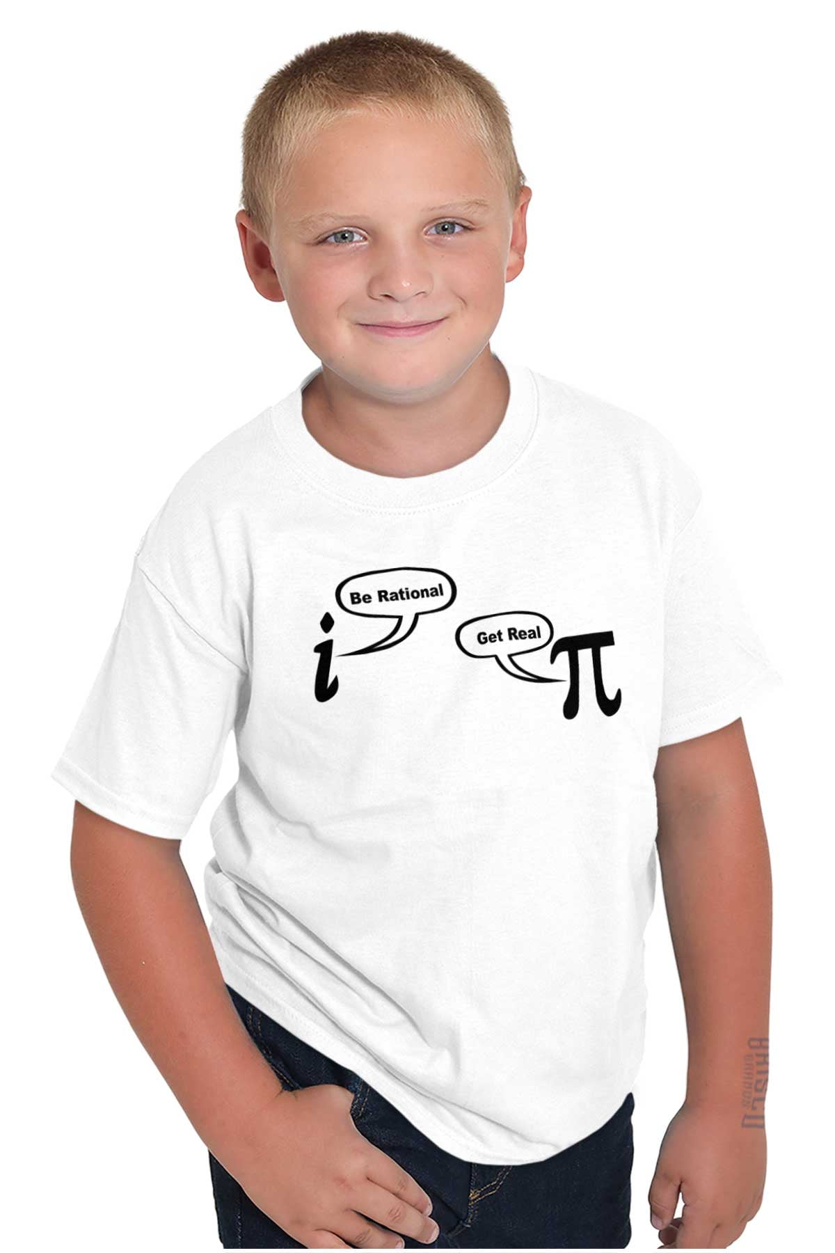 Rational Real Pi Pie Number Math Nerd Crewneck T Shirts Boy Girl Teen ...