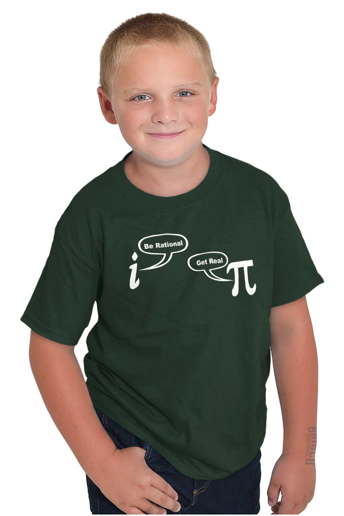 Rational Real Pi Pie Number Math Nerd Crewneck T Shirts Boy Girl Teen ...