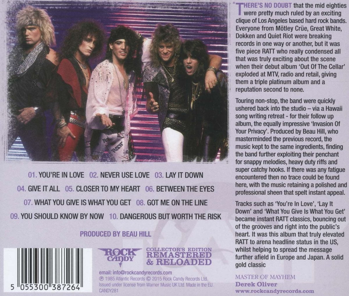 Walmart Exclusive: Ratt - Invasion of Your Privacy Deluxe Edition ...