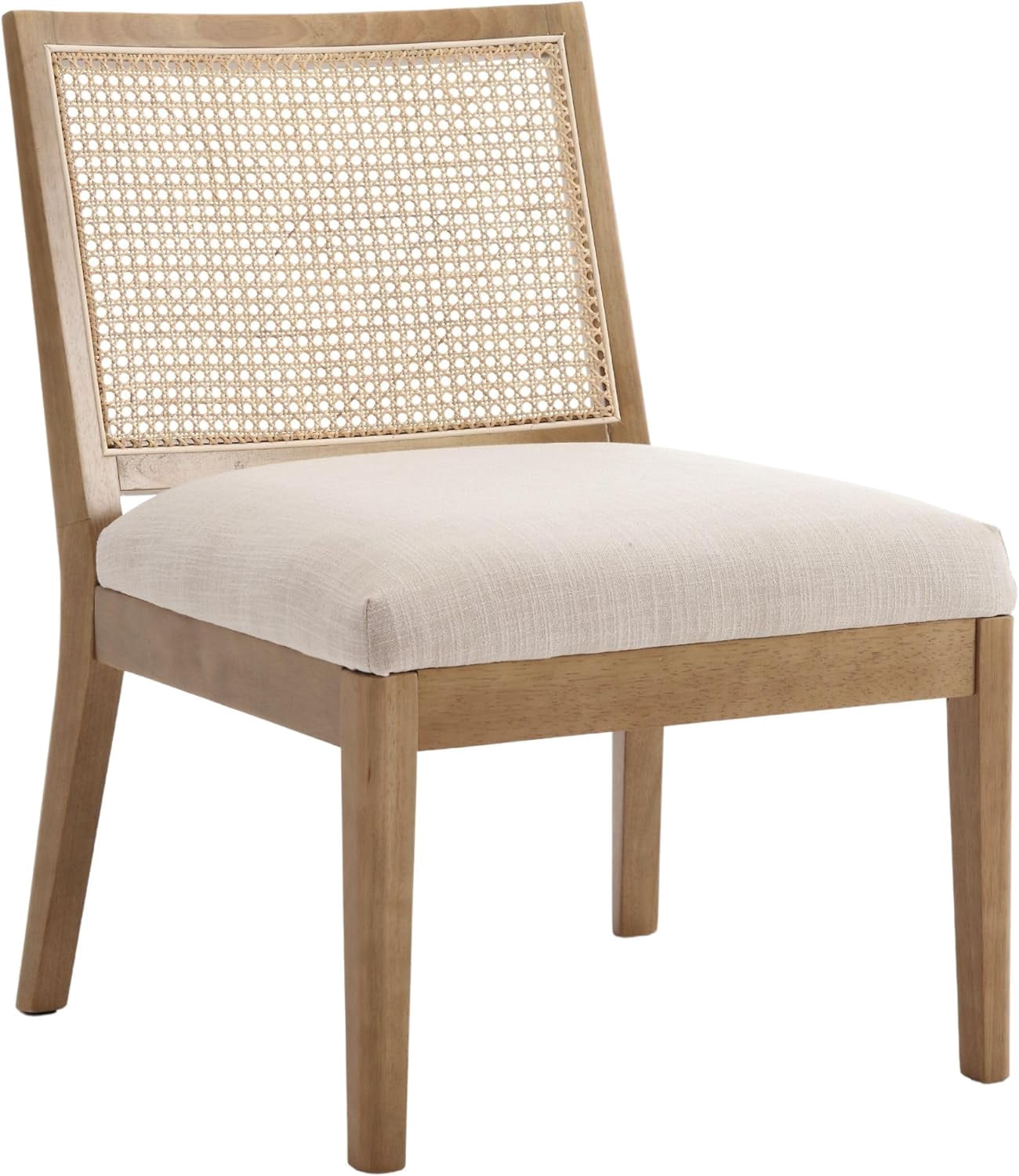 Rattan Accent Chairs Mid Century Mordern Wooden Accent Armless Chair ...