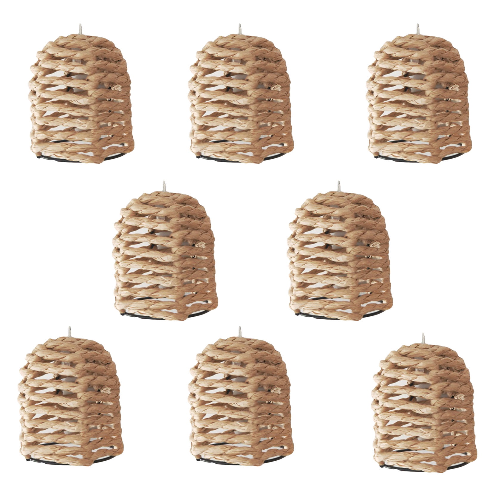 Rattan Ball String Lights Decorative Lantern String Lights - Seagrass ...