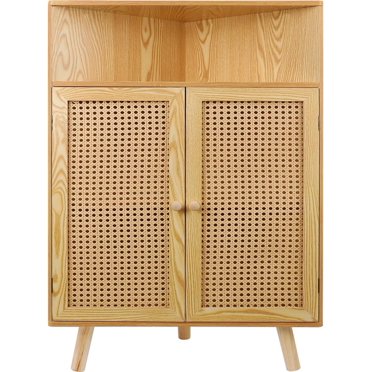 41-Inch Multi-Use Storage Cabinet | Space-Saving Corner Shelving Unit ...
