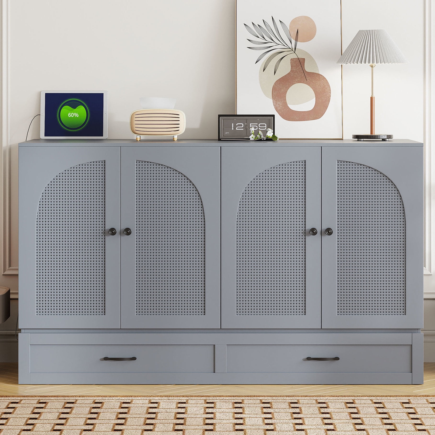 Rattan Finish, Clean Lines | Various Interior Styles, Elegant Aesthetic ...