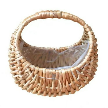 Anvazise Wicker Rattan Flower Basket,Attractive Appearance Easy ...