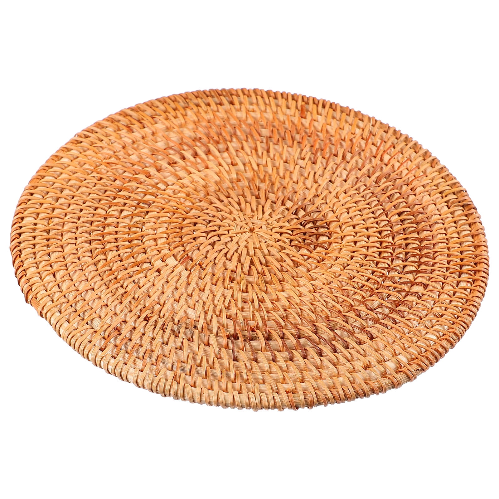 Rattan Heat Insulation Mat Collapsible Cooler Large Round Splash Dinner ...