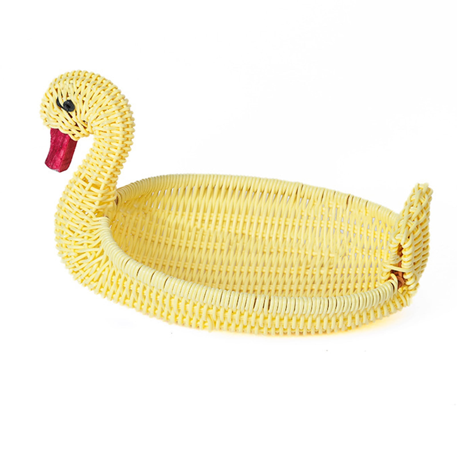Rattan Imitation Designs Fruit Basket Craft of PP Plastic for Indoor ...
