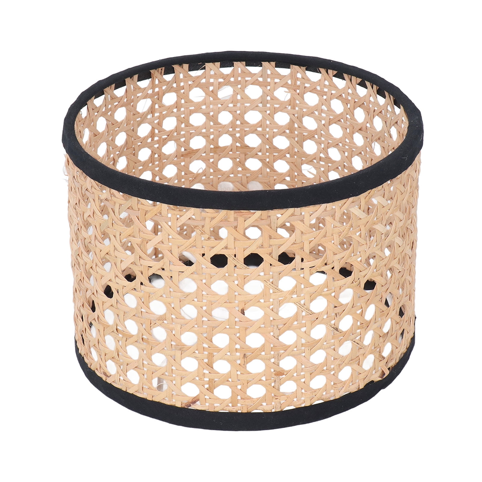Rattan Lamp Shade, Hex Polygon Shape Universal Rattan Woven Lamp Shade ...