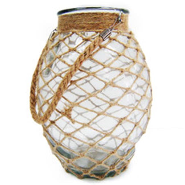 Rattan Melon Shaped Glass Jar with Ropen Rope - Walmart.com