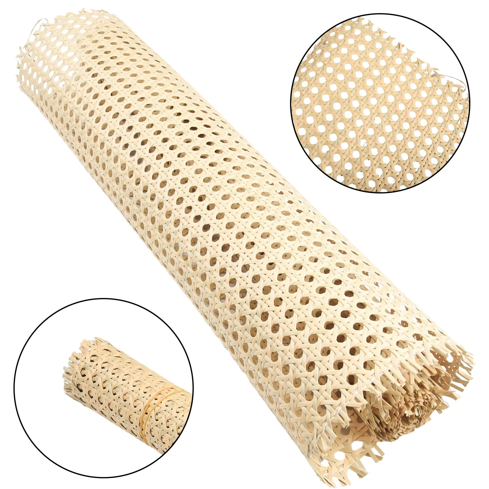Rattan Mesh Roll Sheet Webbing Caning Material for Chairs Kits Multi ...