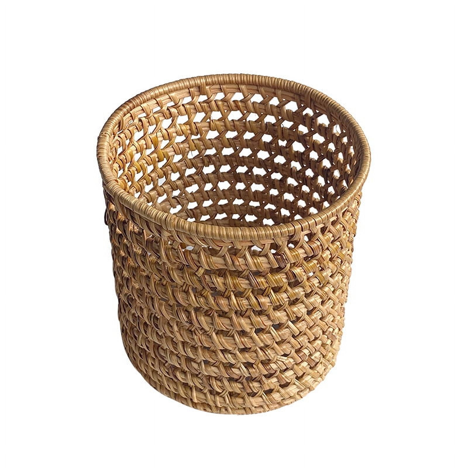 Rattan Pencil Holder Pen Organizer Pencil Cup Holder Woven Pencil Pot ...