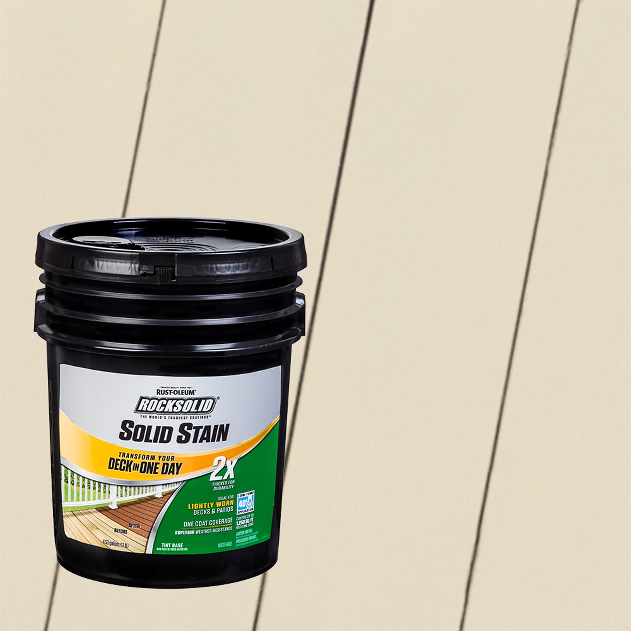 Rattan, Rust-Oleum RockSolid 2X Solid Exterior Wood Deck Stain-319834T ...
