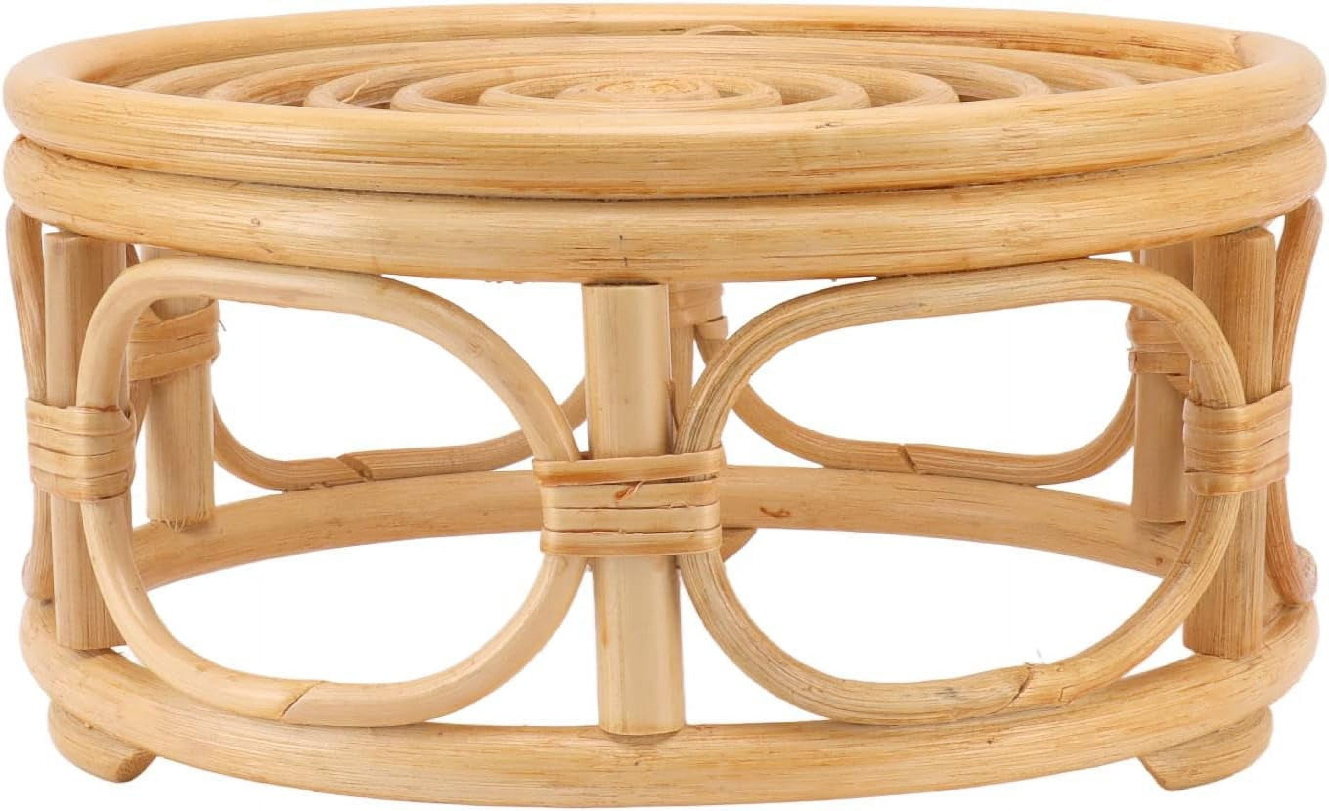 Rattan Stand for Indoor Use, Round Rack, Handmade Rattan Stand for Home ...