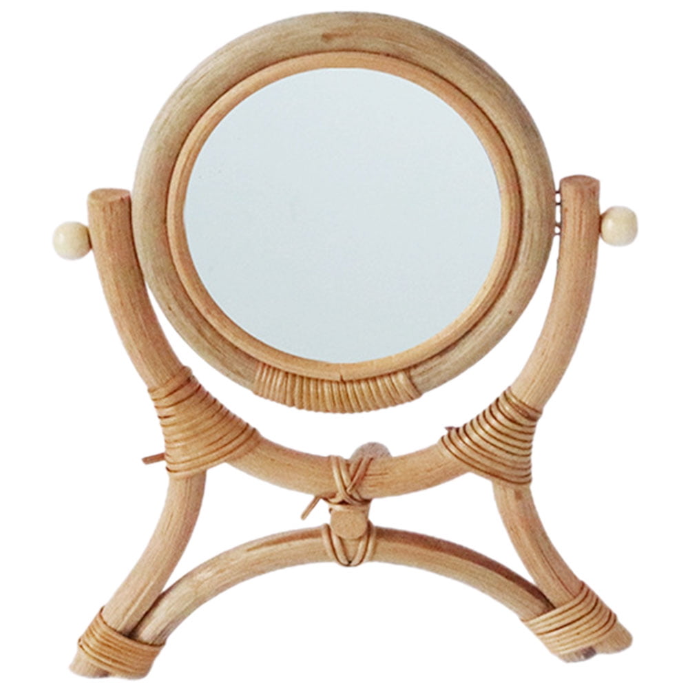 Rattan Standing Mirror Mirrors Table Dressing Oversized Girl - Walmart.com